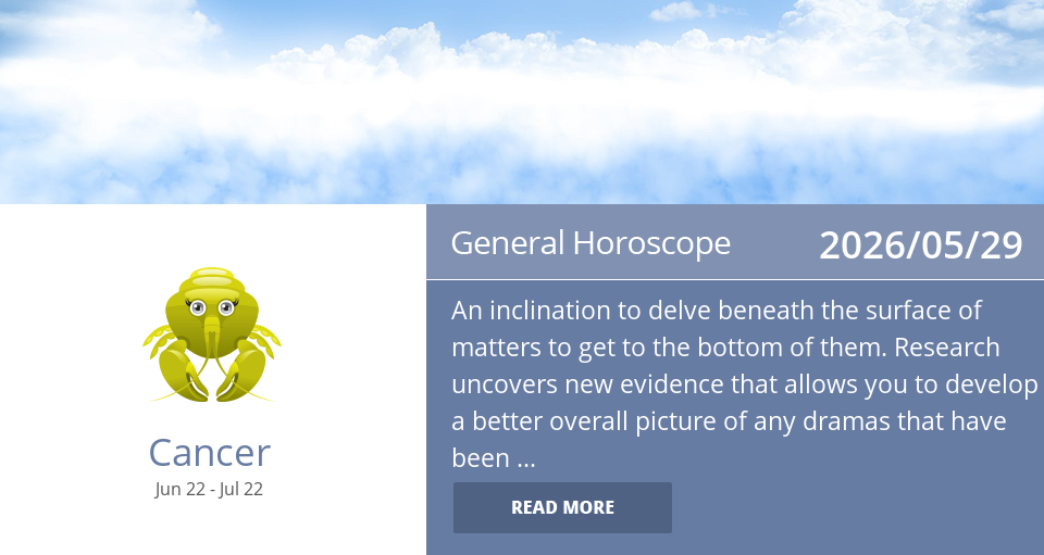 Daily Horoscope: Cancer